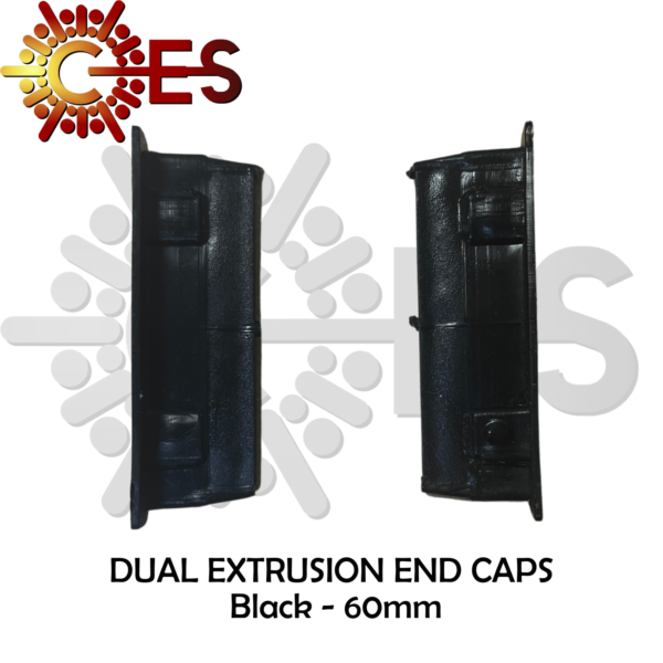 Dual Aluminum Extrusion End Caps – Commercial Engraving Supplies